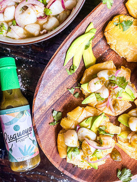 Spicy Citrus Scallop Ceviche – Pisqueya